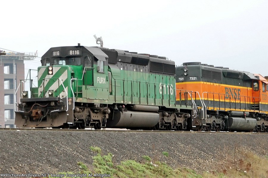 FURX 8116 & BNSF 7321